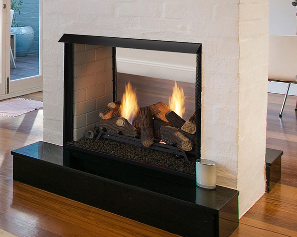 Monessen Ventless See-Thru Firebox ... by Ventless-Gas-Logs.com ...